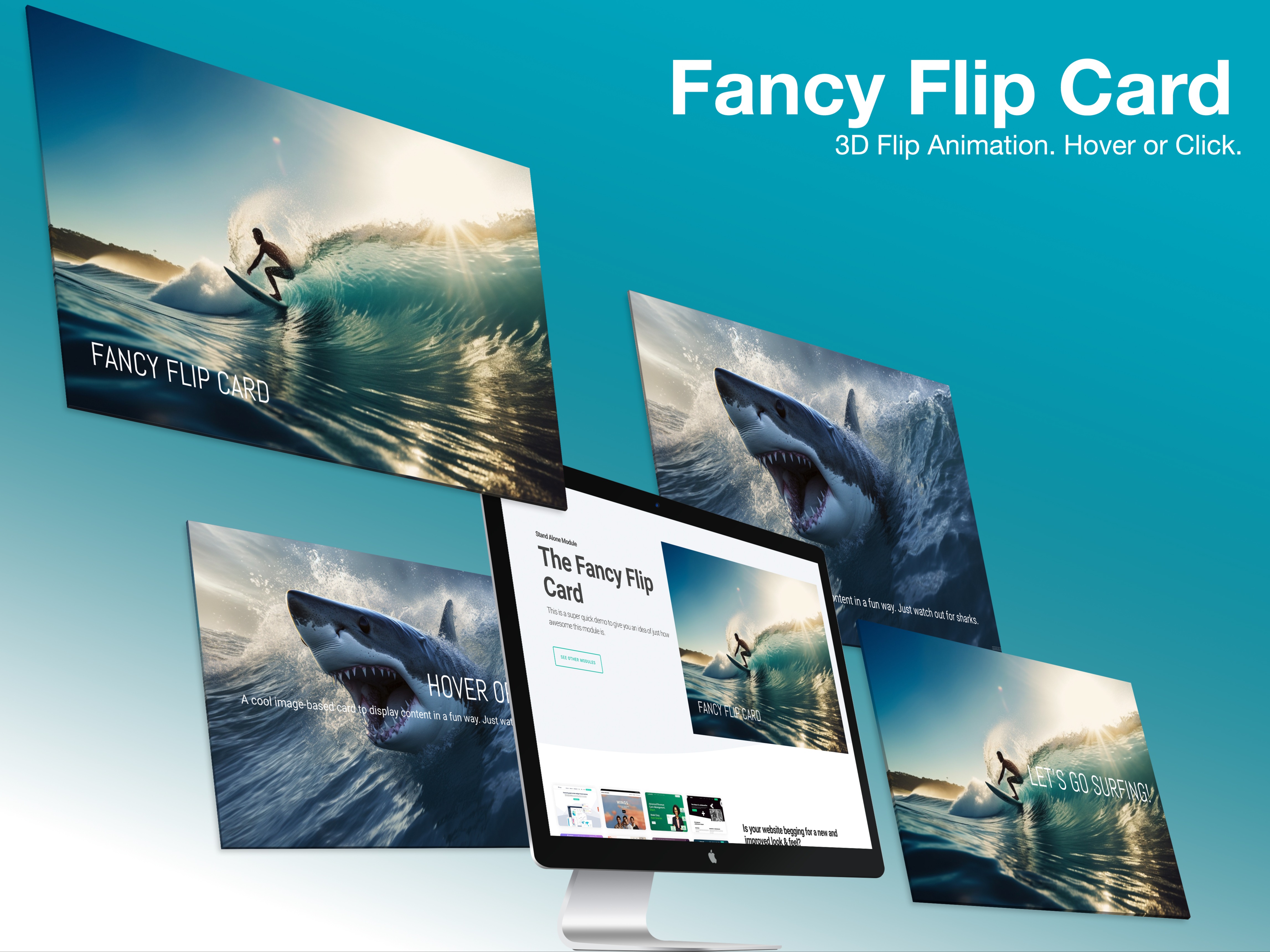 Fancy Flip Card Module by Helpful Hero