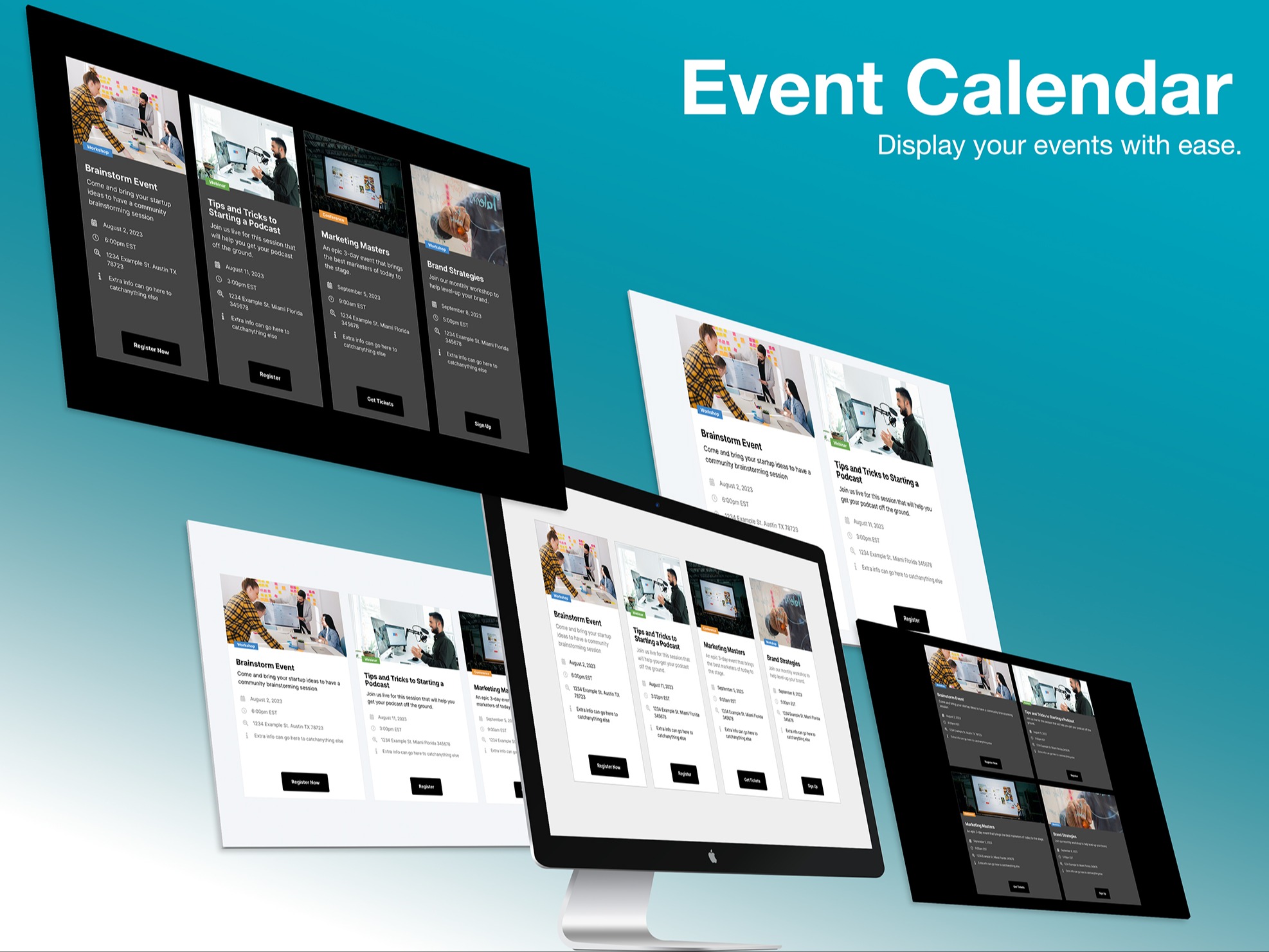 Event Calendar Module by Helpful Hero